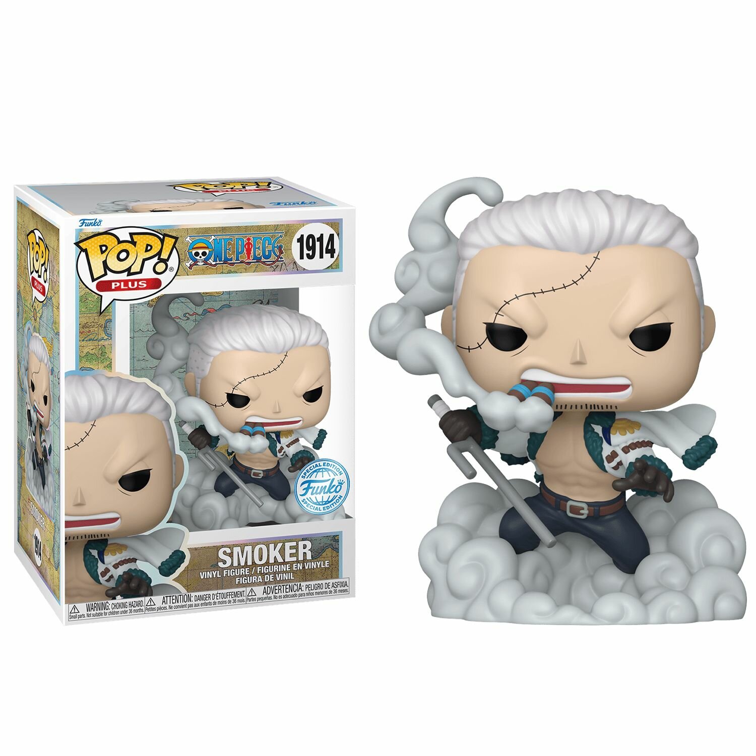 Фигурка Funko POP Smoker (Эксклюзив Chalice) из аниме One Piece / Смоукер из мультика Ван Пис, манга Фанко ПОП