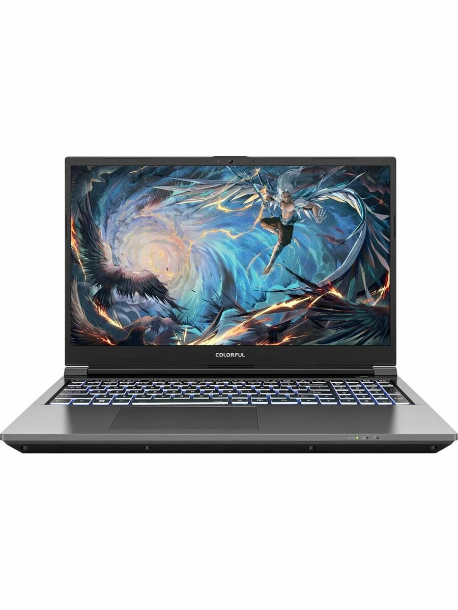 Ноутбук Colorful EVOL X15 AT 23H1, 15.6" (1920x1080) IPS 144 Гц, Intel Core i5-12450H, 16 ГБ DDR4, 512 ГБ SSD, GeForce RTX 4060 6 Гб, Windows 11 Home, Серый, Русская раскладка