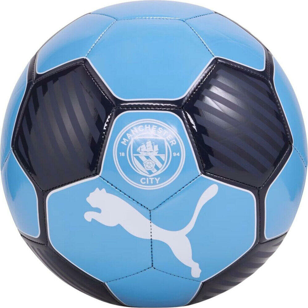 Decathlon Футбольный мяч Puma MCFC ESS сине-черный размер 5 - 5