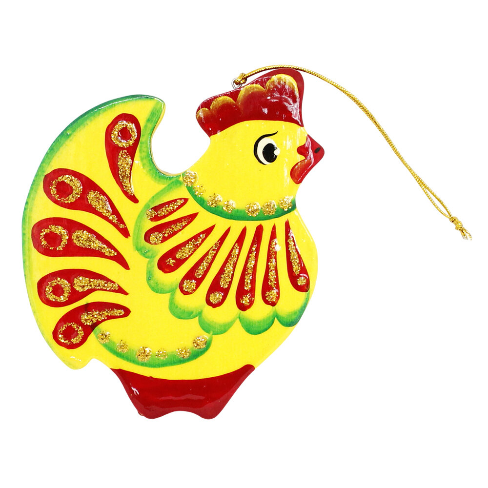 Деревянная фигурка "Курочка", (Ручная работа).