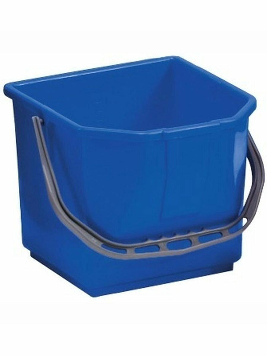Ведро пластиковое 25 л TTS Moplen синее без отжима прочное ведро с ручкой для уборки, хранения моющих средств