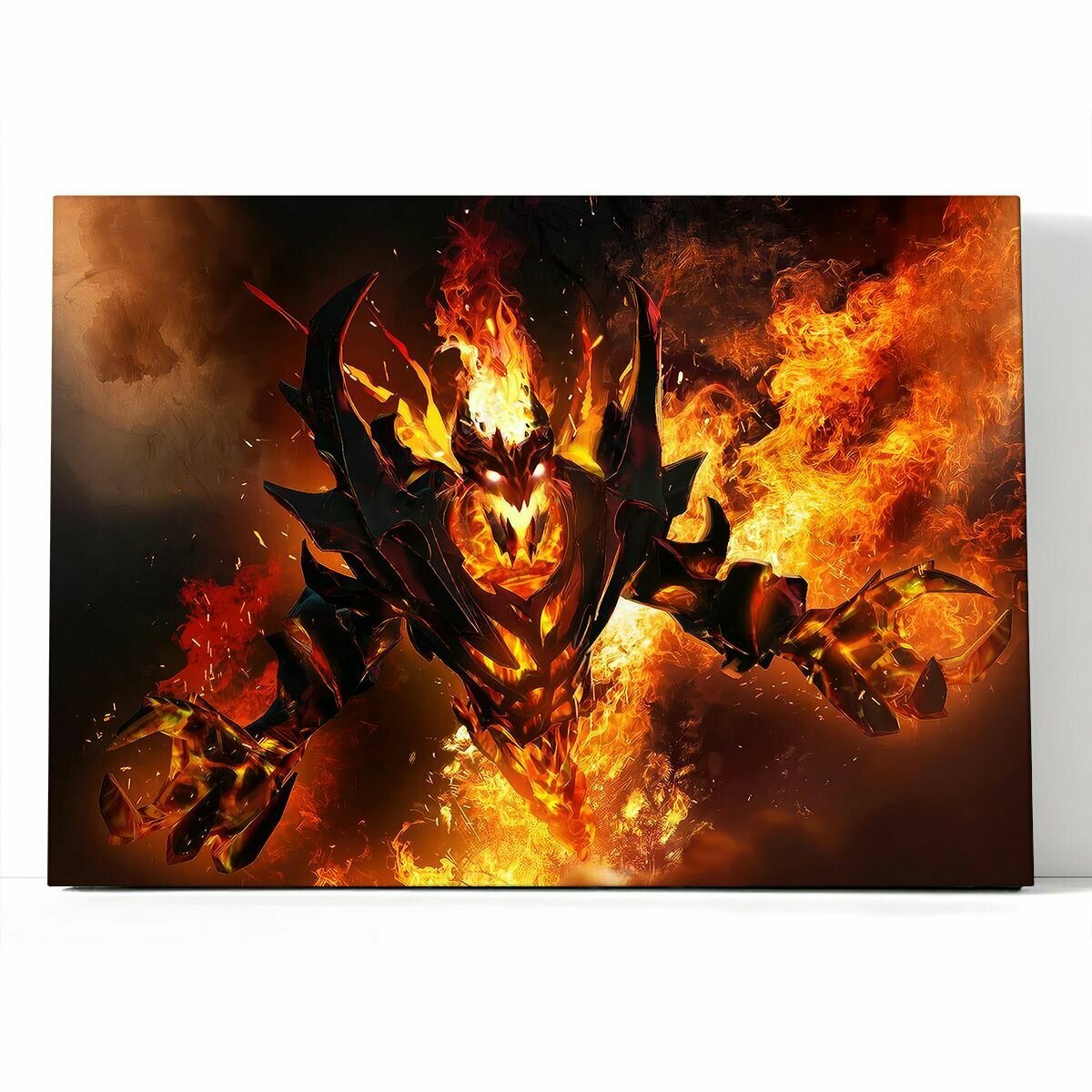 Интерьерная картина на хлопковом холсте/Шедоу Дота2, Shadow fiend Dota2 (2)