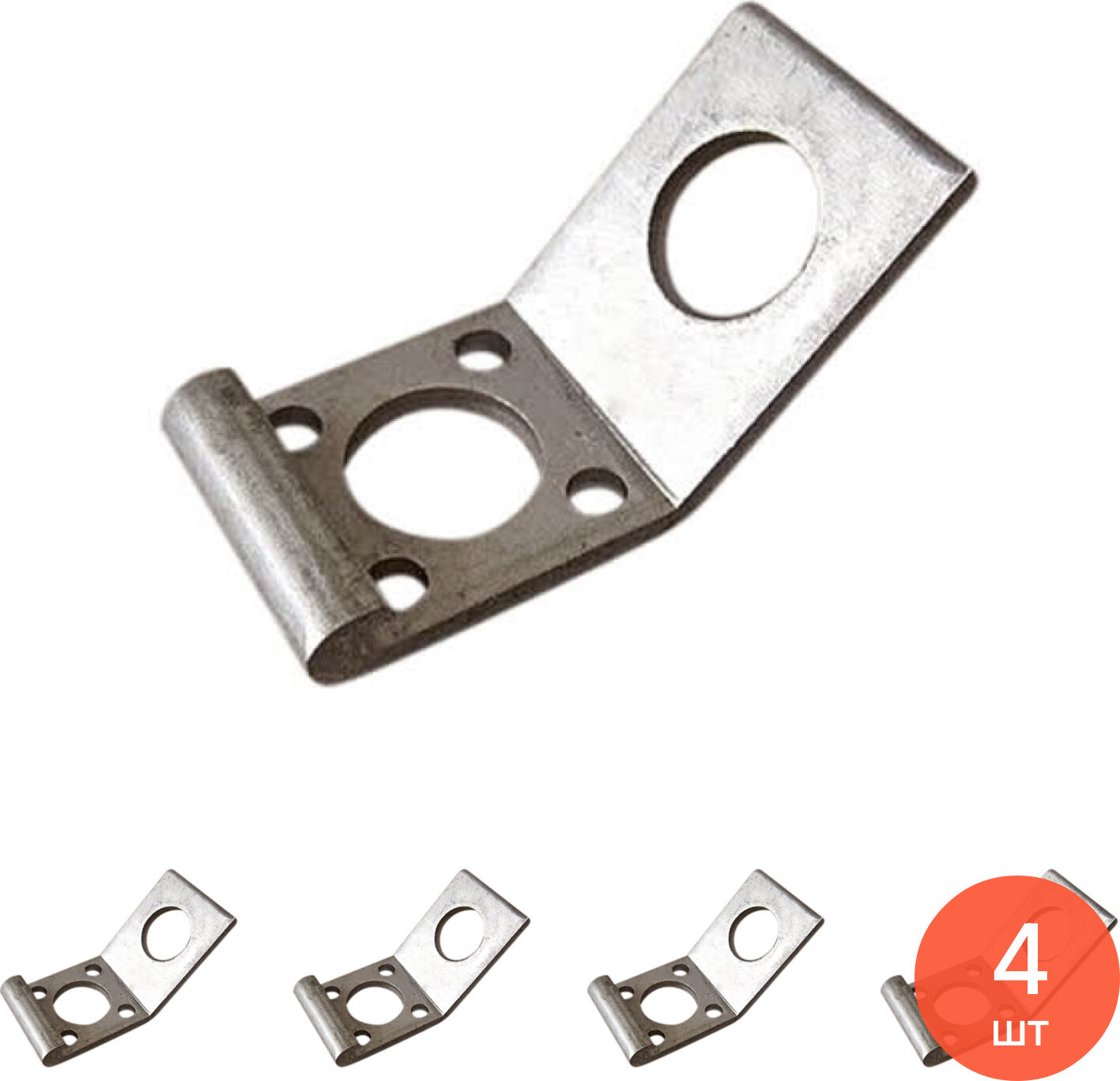 Кронштейн крепежный TDM Electric / ТДМ Электрик КАБ-200 (CAВ 25, CA 16) анкерный, из коррозионностойкого алюминиевого сплава, диаметр болтов 16мм, 2Н / крепеж (комплект из 4 шт)