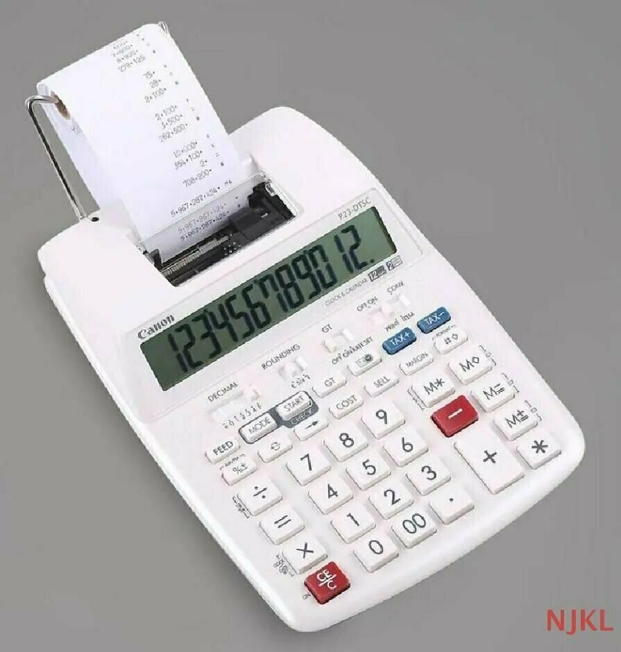 Калькулятор с печатью чека модель Canon P23-DTSC-LI-Jocery