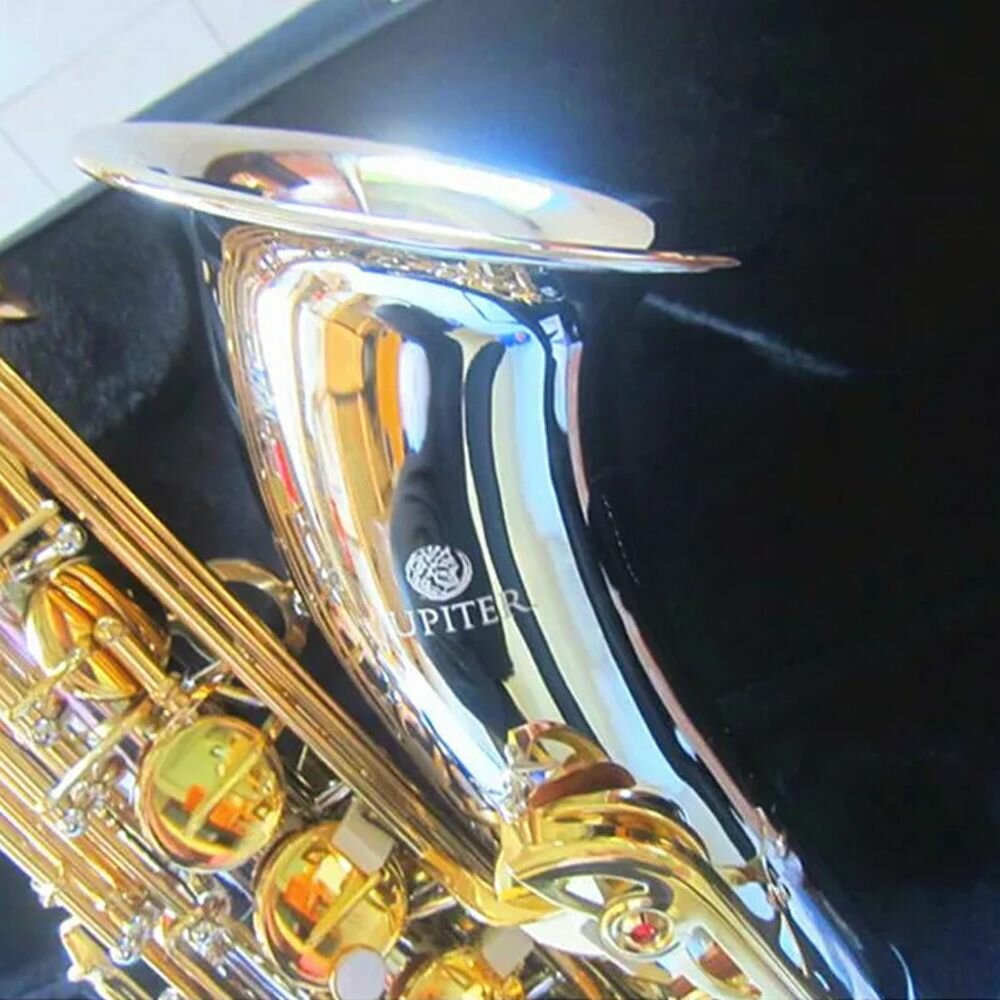 Серебро Золото JPS1100SG Тенор-саксофон BB Музыкальный инструмент с аксессуарами