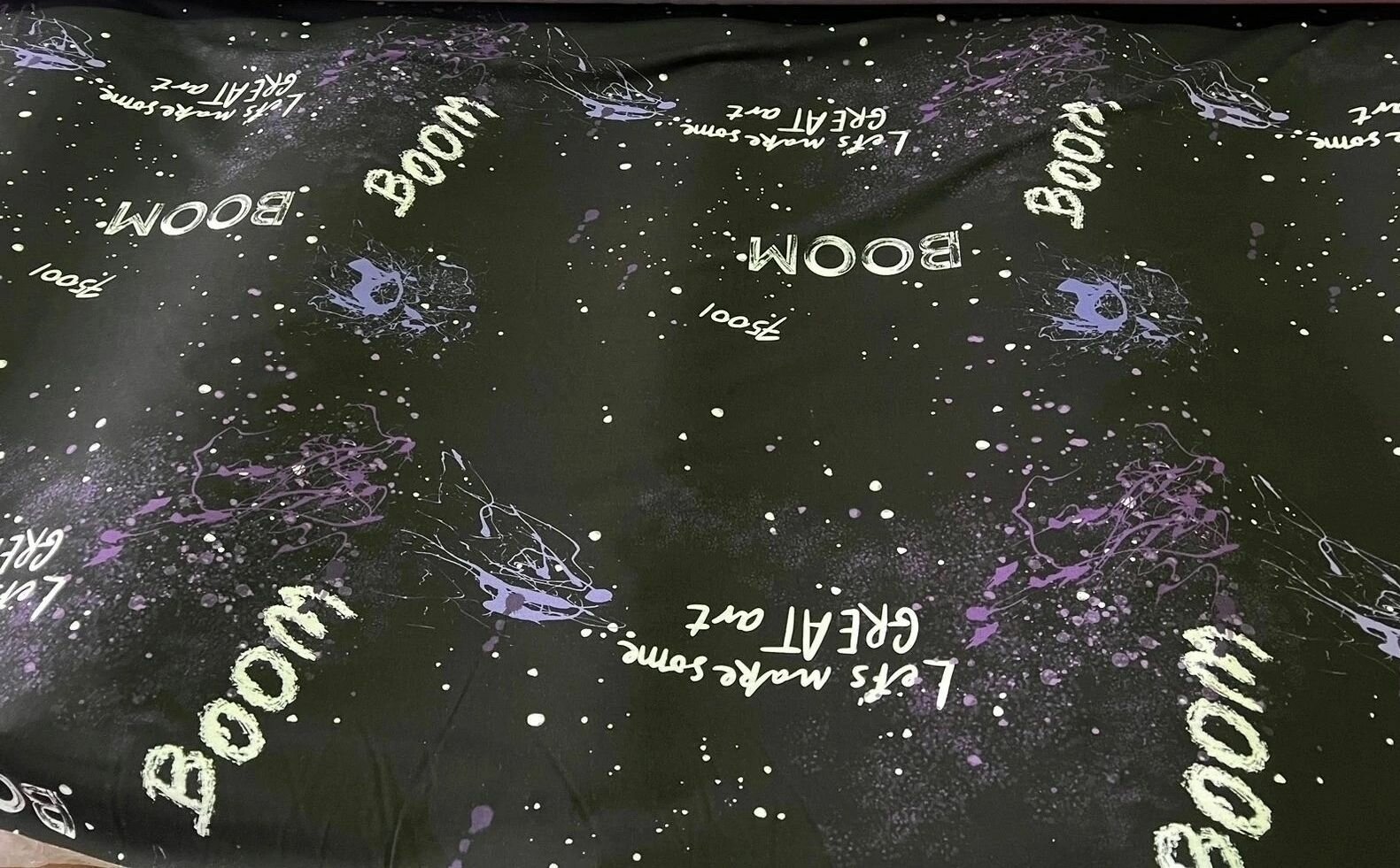 Ткань трикотажная футер 2-х нитка 80см, диджитал