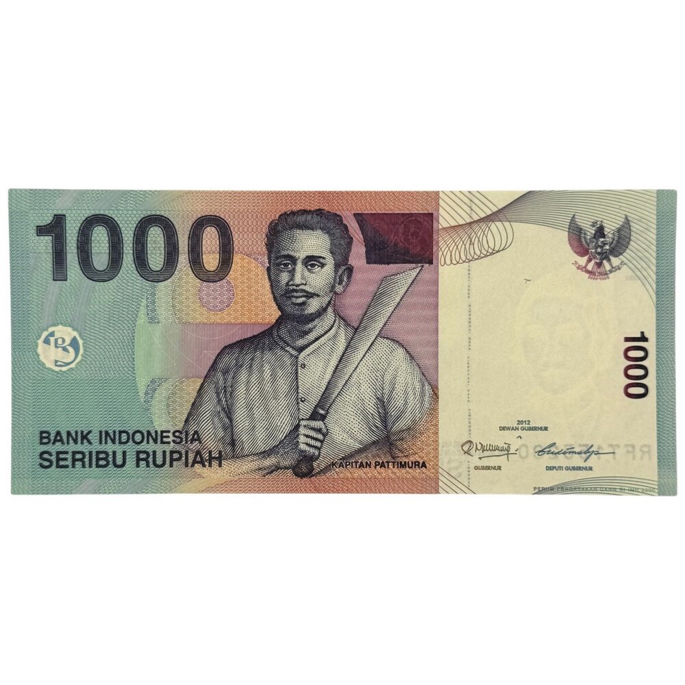 Индонезия 1000 рупий 2012 г. (Серия RFT)