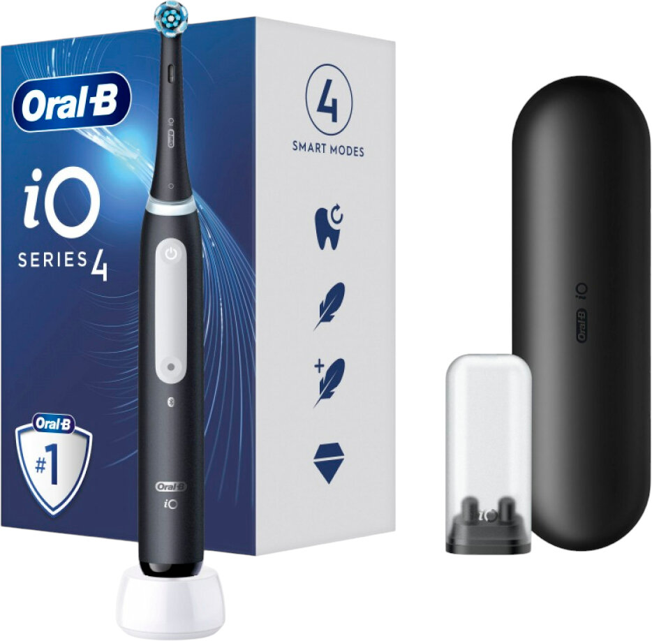 Зубная щётка Oral-B "iO Series 4", для взрослых, 4 насадки, время автономной работы до 48 ч