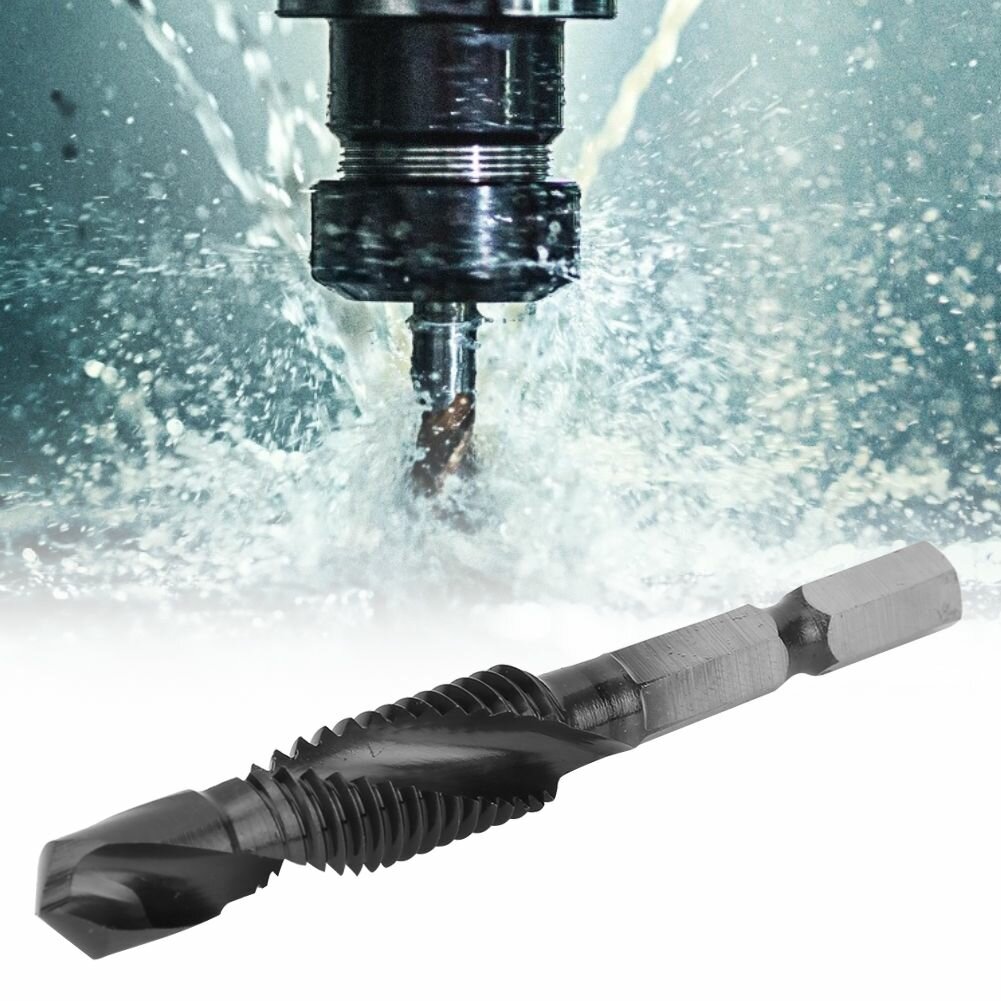 Многофункциональный набор сверл для сверления и нарезания резьбы с помощью шуруповерта M10 X 1.5 (TIAIN)