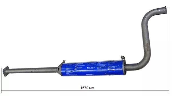 Глушитель доп. (резонатор) ВАЗ-21084,13,14,15 инж. дв. V1,5 без нейтрализатора LADA STANDART (АвтоВАЗ)
