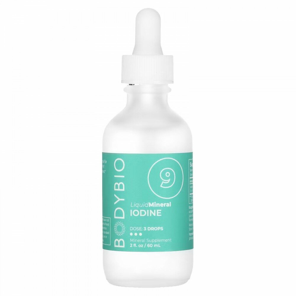 BodyBio, Йод, жидкий минерал, 59 мл (2 жидк. Унции)