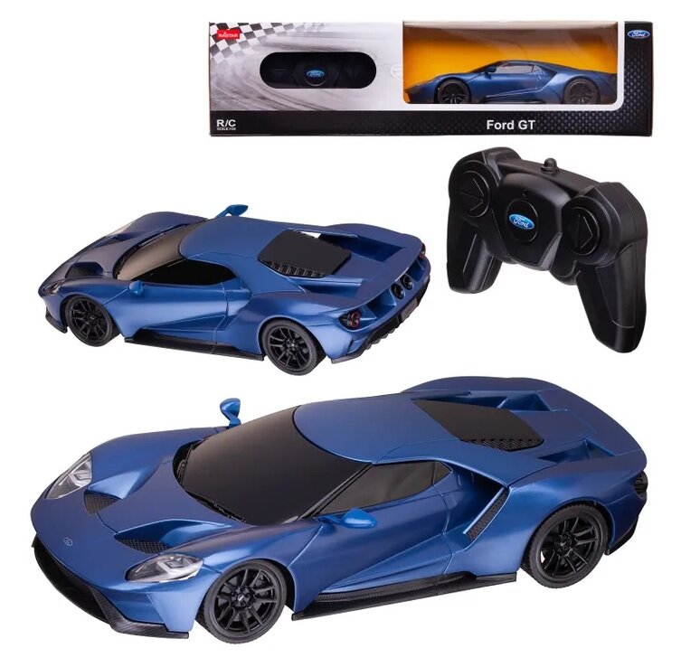 Машинка на радиоуправлении Rastar 78200L Ford GT (1:24, 20см). Синяя