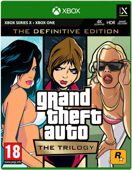 Игра Grand Theft Auto: The Trilogy Gta The Definitive Edition для Xbox One, Series (Русские субтитры)