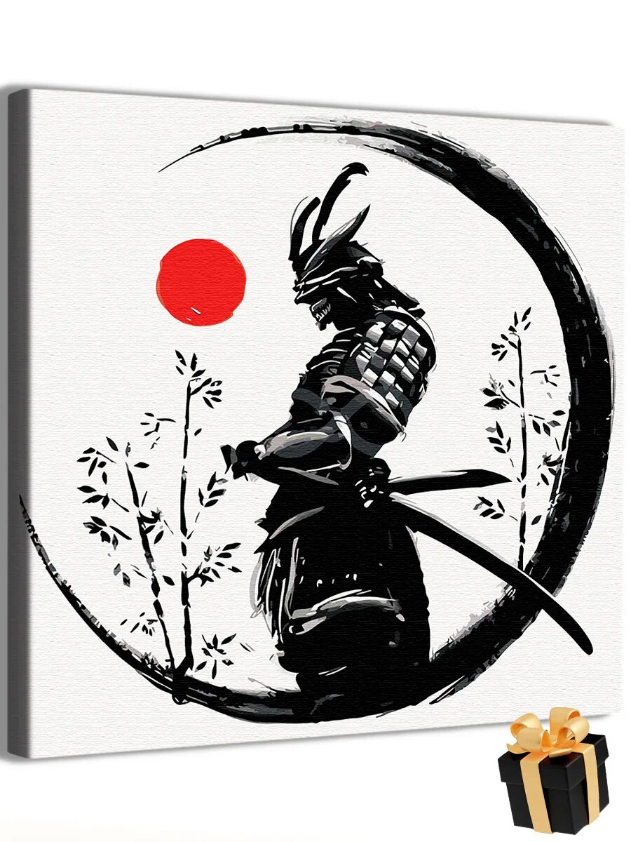 Картины по номерам Самурай