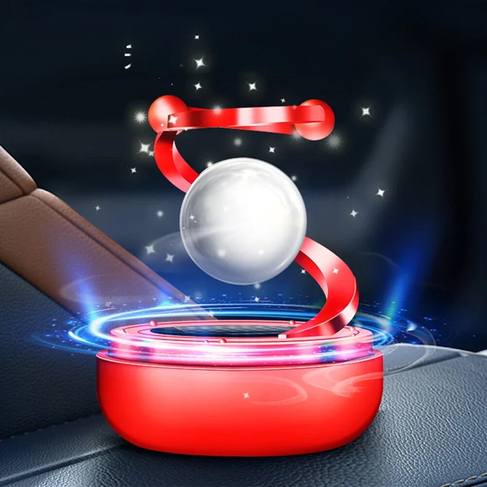 Солнечные автомобильные освежители воздуха, вращающиеся украшения, ароматизаторы, духи, дезодорант, диффузор, автомобильные аксессуары для интерьера