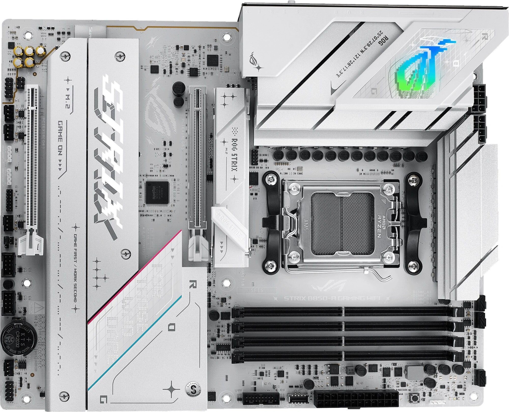 Материнская плата Asus ROG STRIX B850-A GAMING WIFI Socket AM5 AMD B850 4xDDR5 ATX RAID+HDMI+DP