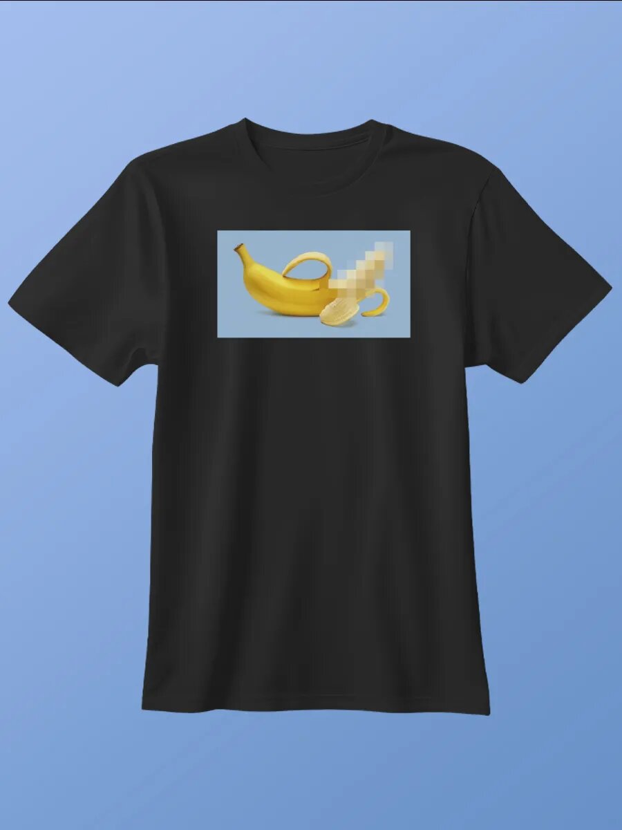 Футболка с бананом