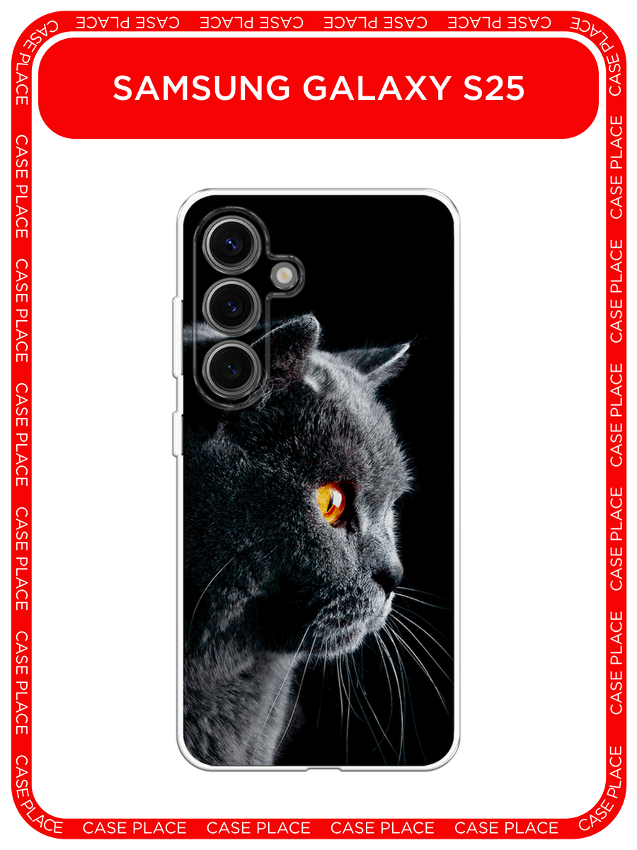 Чехол на Samsung Galaxy S25 / Самсунг S25 с принтом Благородный кот британец