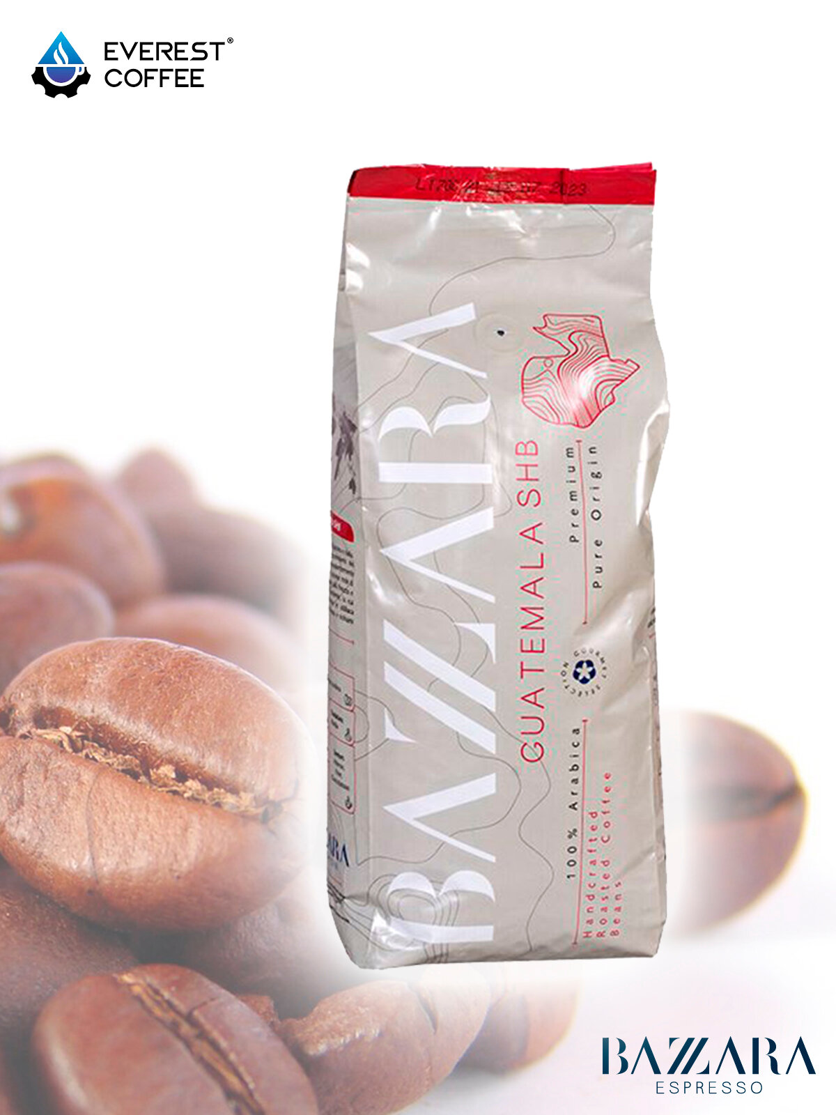 Кофе в зернах Bazzara Guatemala 1кг