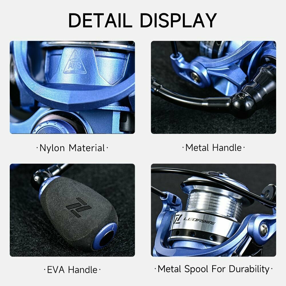 Катушка рыболовная LEOFISHING SR100 Мини-катушки для рыбалки Металл Подледная рыбалка