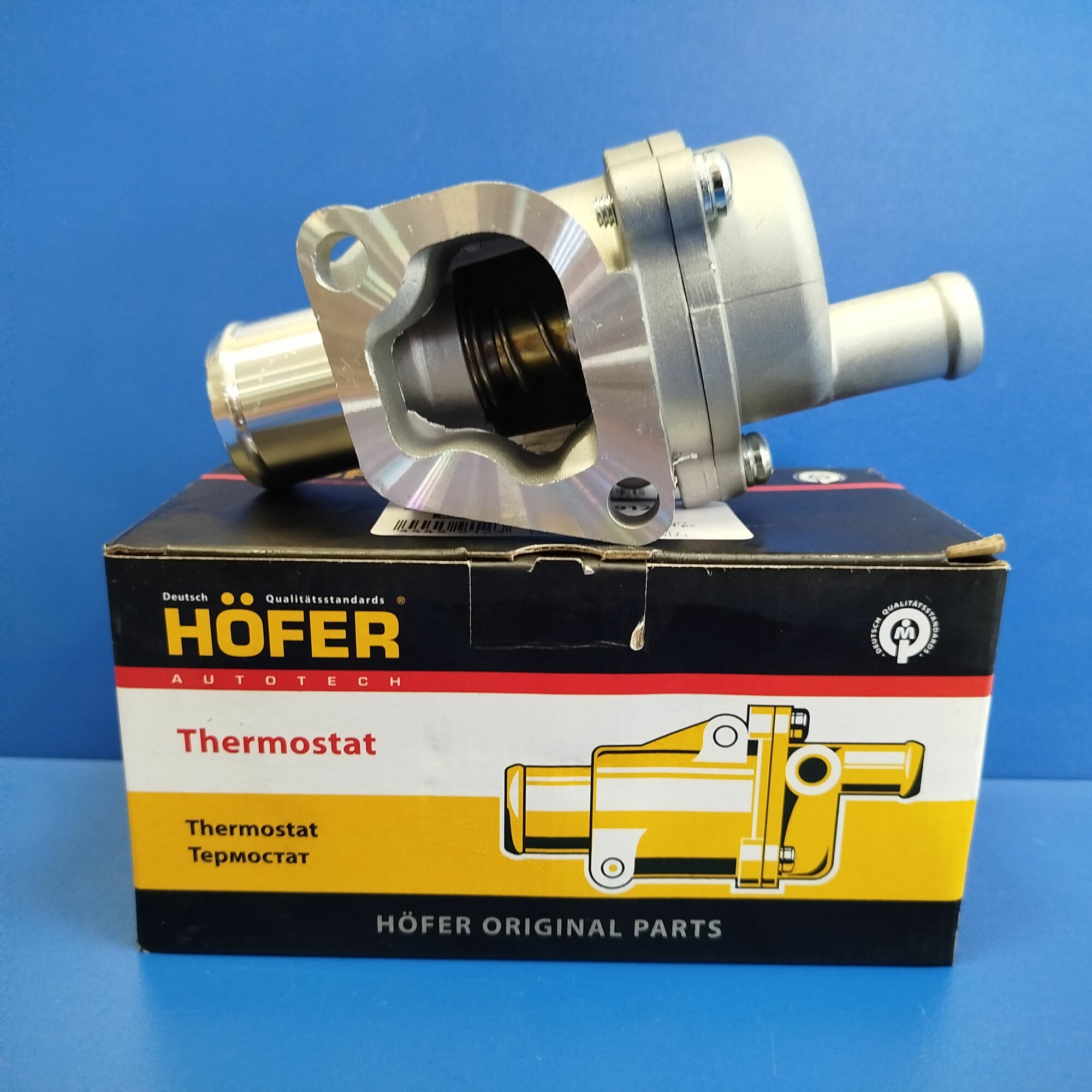 Термостат "HOFER" для автомобилей Гранта, Веста в сборе