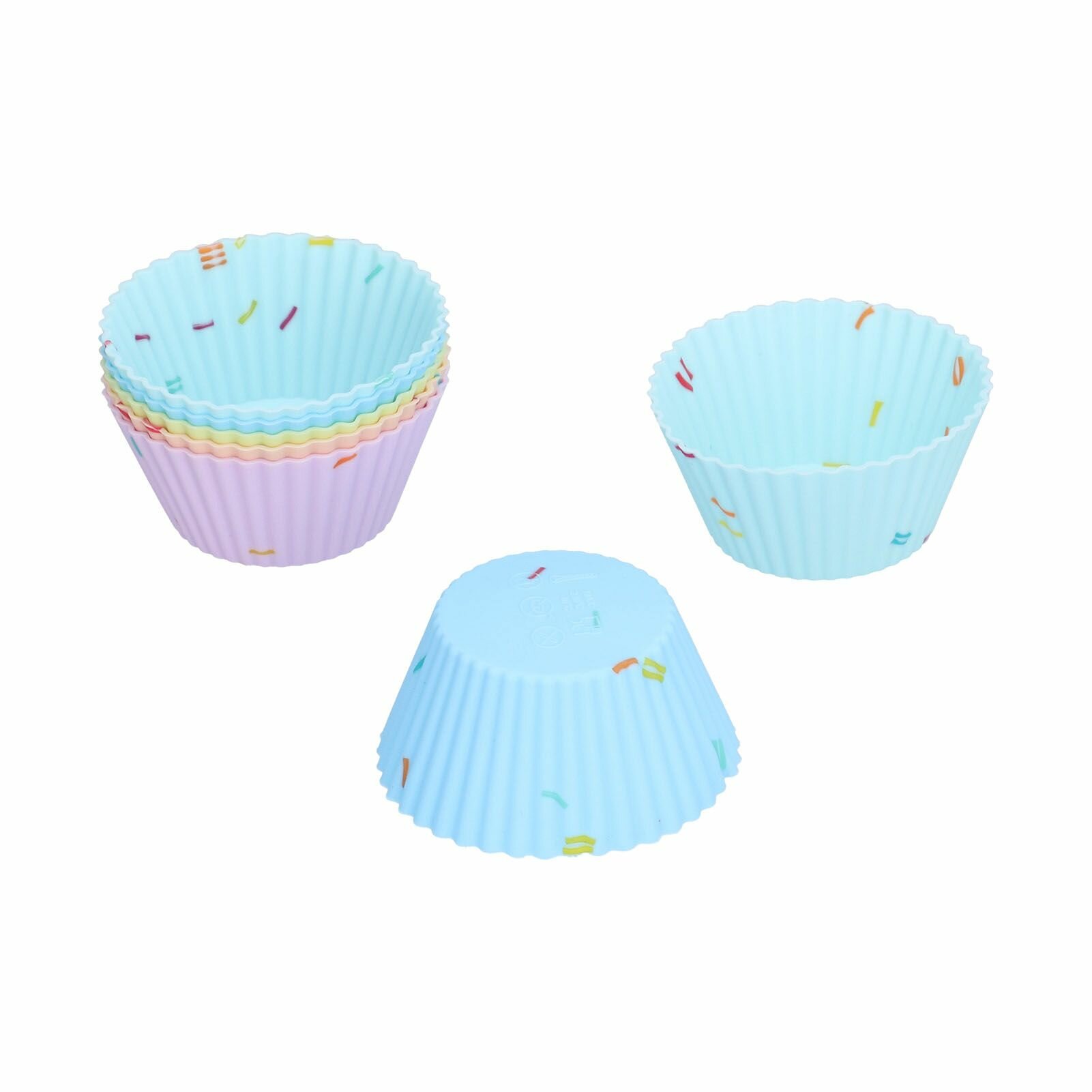 20 шт. силиконовые формы для кексов, неприлипающие, многоразовые, для выпечки