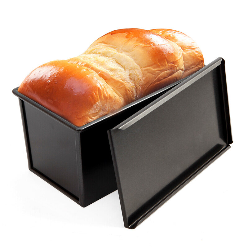 Kitchen Skills, 450g Non-Stick Low-Sugar Energy-Saving Toast Mold with Lid, Bread Mold, Baking Mold