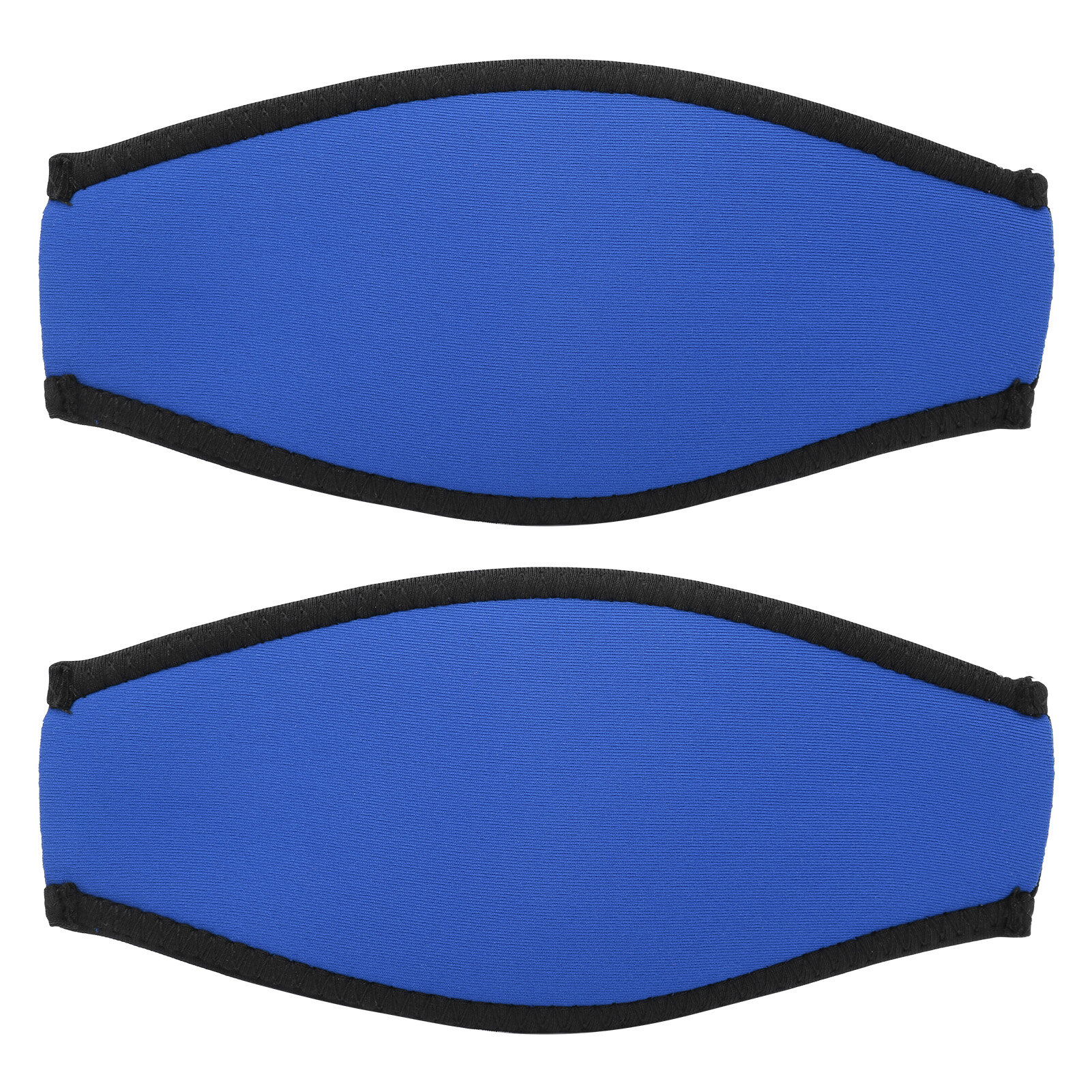 2pcs Diving Slap Mirror Strap Cover Underwater Dive Snorkeling Snorkel Cover Hair ProtectorBlue