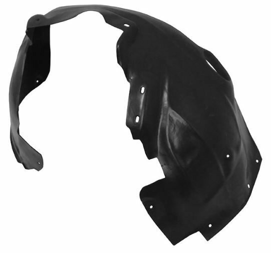 Подкрылок SAT, для Audi A6, передняя ось, левая сторона, черный