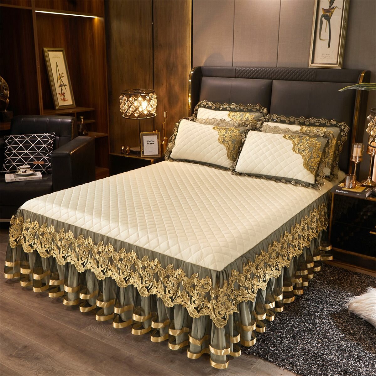 Покрывало с наволочками Velvet bedspreads, Бархат с размерами: 200 см х 180 см