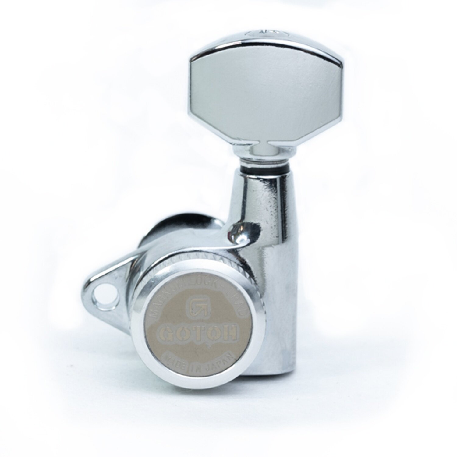 Колок одиночный GOTOH SG301-MGT-07-o, Ex-Long, левый, хром