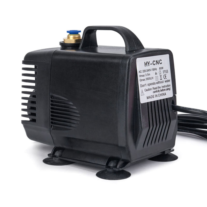 1 шт. 80 Вт 3,5 м водяного охлаждения гравировального станка для фрезерного станка с ЧПУ, двигатель шпинделя 2,2 кВт и двигатель шпинделя 1,5 кВт, вилка США