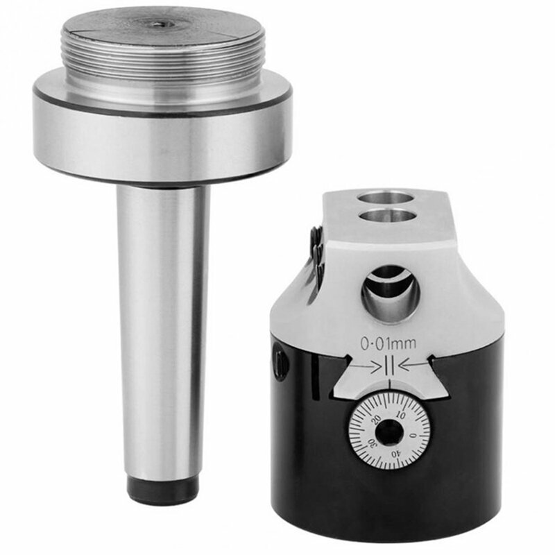 Конусный цанговый патрон, токарный фрезерный резец, держатель расточной головки Mt2, адаптер для режущего станка из высокоуглеродистой стали