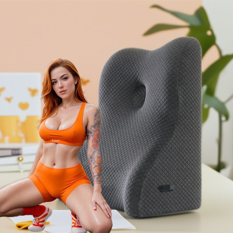 Пары занимаются сексом с высокими подушками на кровати, многоугольными, многофункциональными, размер:60*50*30