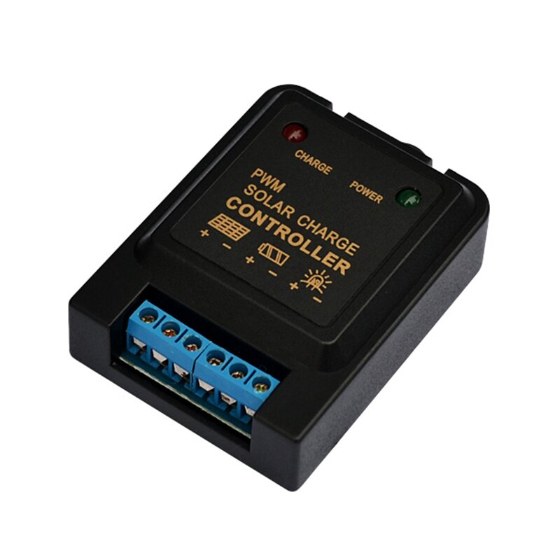 Интеллектуальный 5A 12V Mini Solar Charge Controller PWM Solar Panel Light Controller Battery Charge Regulator