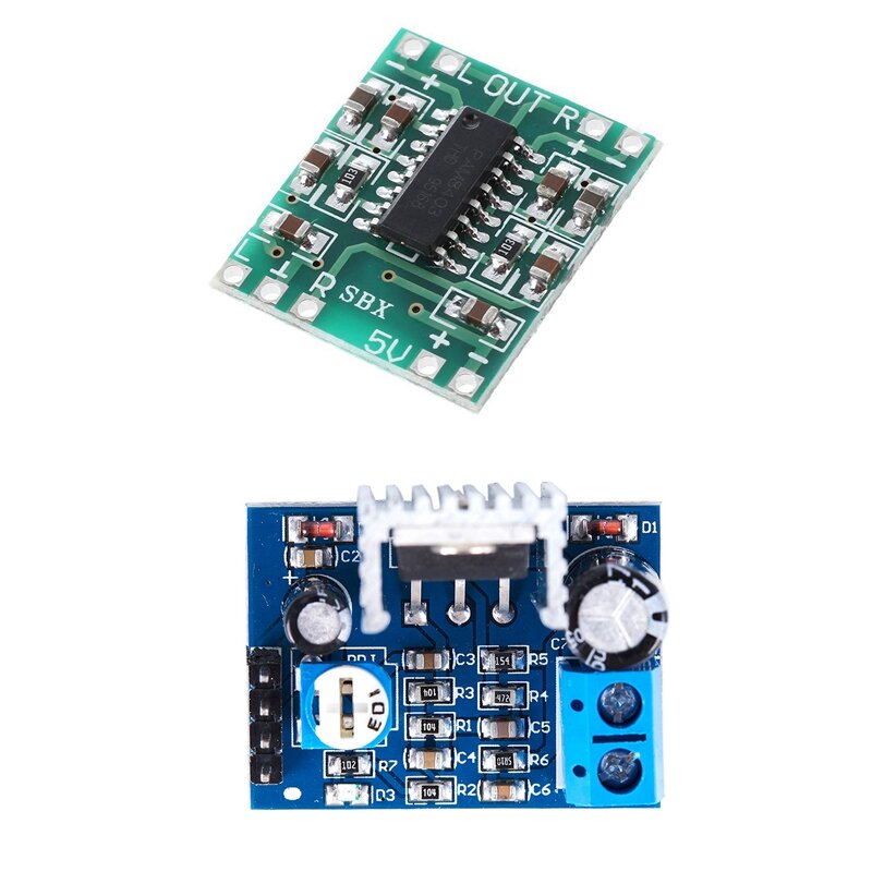 2 шт. Модуль аудиоусилителя Плата усилителя мощности, PAM8403 и TDA2030A