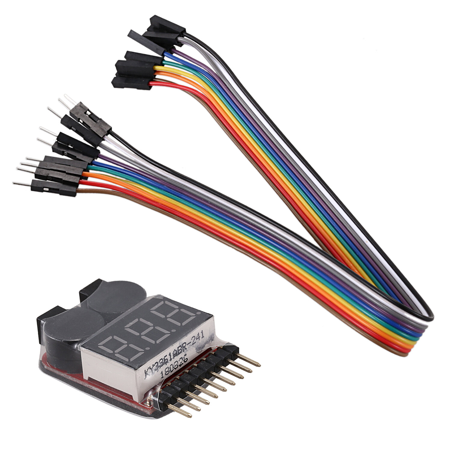 Новый RC Lipo сигнализация низкого напряжения 1S-8S зуммер индикатор тестер светодиод