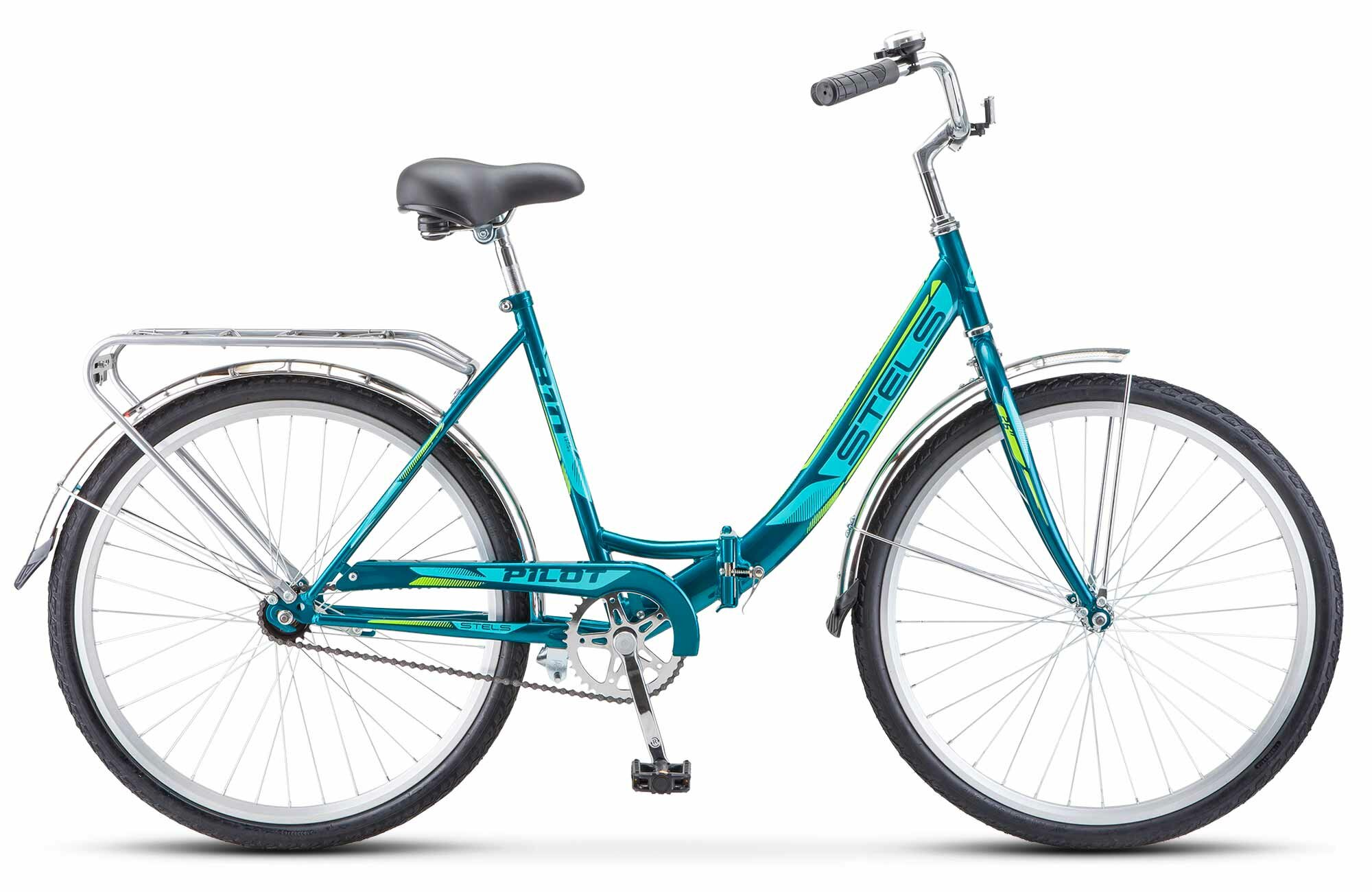 Велосипед 26" STELS Pilot 810 рама 19" морская волна, на рост 160-180см, складной городской комфортный, мужской женский