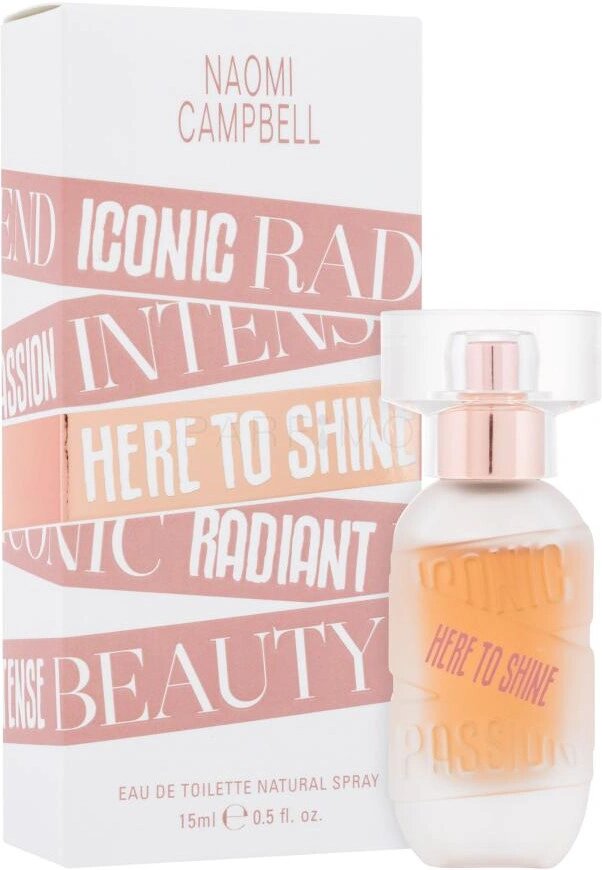 Naomi Campbell Here To Shine 15 мл, Туалетная вода женская