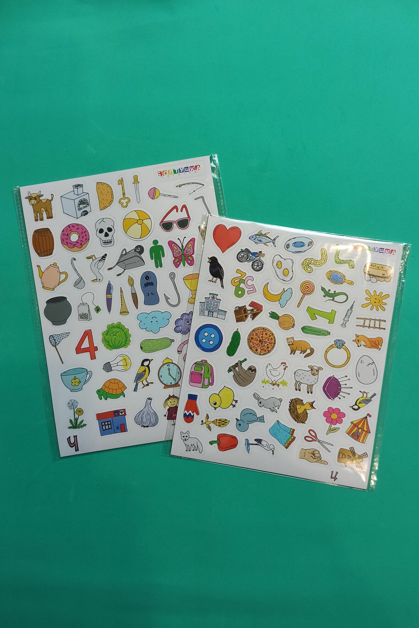 Логопедические магниты "Аффрикаты" на звуки Ц и Ч