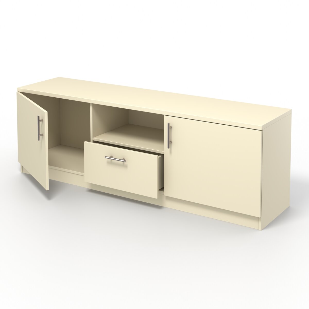 Тумба под телевизор №3, Крем Вайс. Производитель товара - компания Westcom.