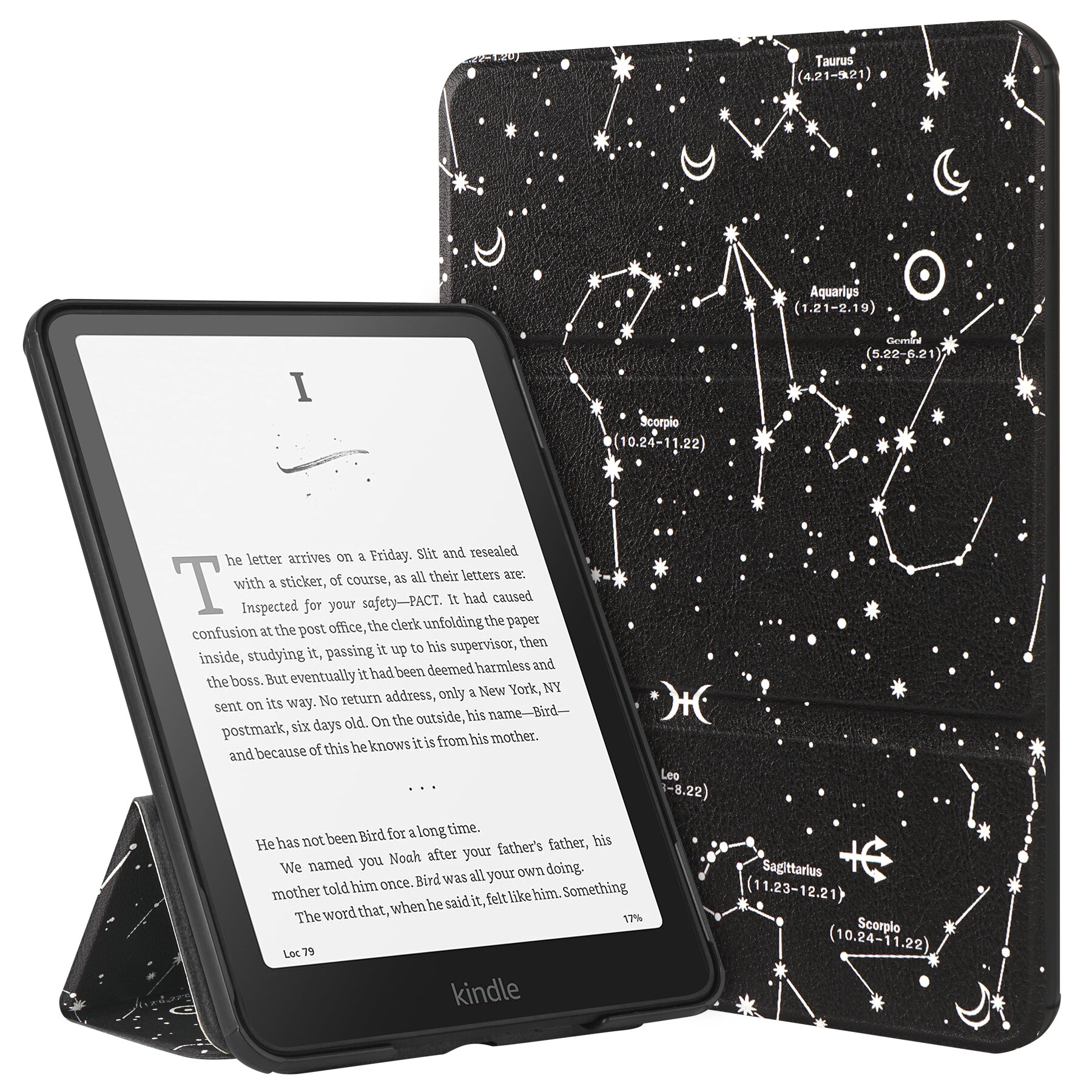Чехол-книжка с подставкой для Amazon Kindle Paperwhite 12 Gen (7", 2024) Astronomy