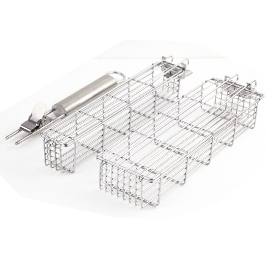 Набор решетка-гриль Royalgrill 80-300 30х9,5x6см +решетка-гриль 30х5x6см, съемная ручка, сумка)