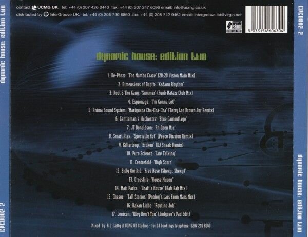 Диск Various Artists: Dynamic House Edition 2 (1 CD) — фото 1