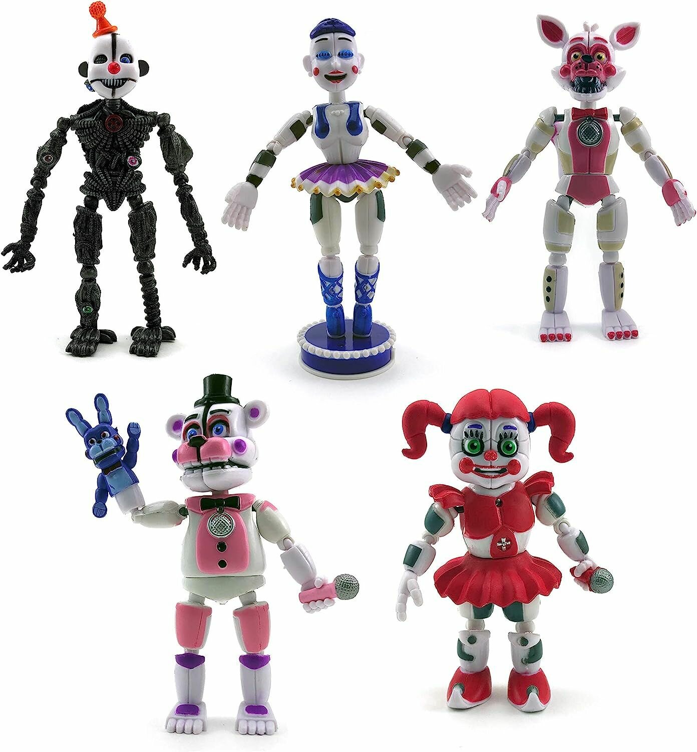 Игрушечные фигурки Inspired by FNAF Sister Location Action Figures (набор из 5 шт.)-