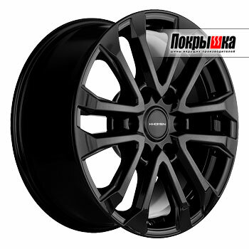 Диски литые Khomen KHW1805 7.5х18/6х139.7 D106.1 ET25.0, Black