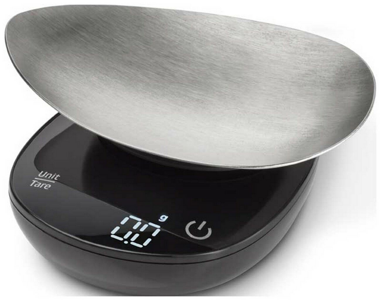 Кухонные весы Caso FinoCompact, дисплей, до 0,5 кг, нержавеющая сталь