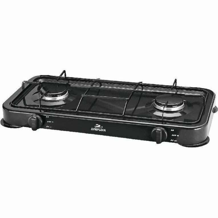 Плитка газовая настольная добрыня DO-2251B черная