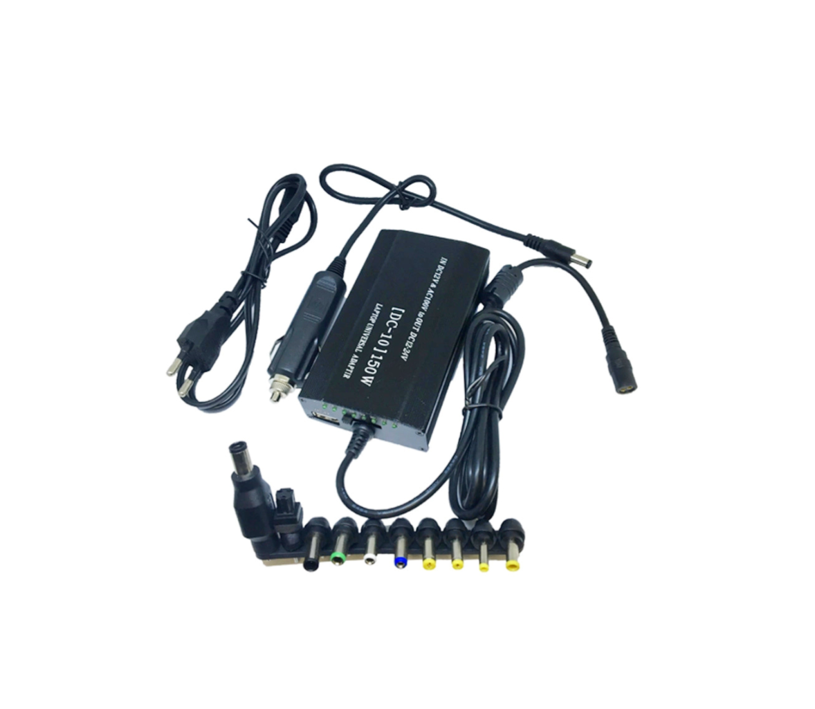 Адаптер для ноутбуков универсальный LapTop 150W-10 (12/220в) (черный)