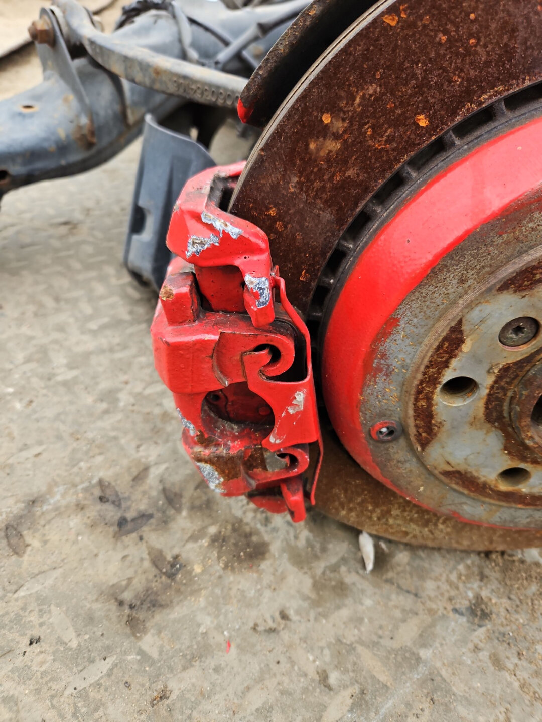 Суппорт тормозной задний левый Mercedes-Benz GL X164 X164.822 2006